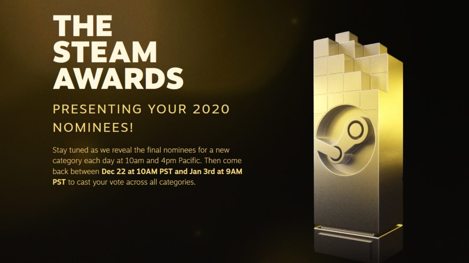 Steam Awards razkriva svoje nominirance | Game Gang